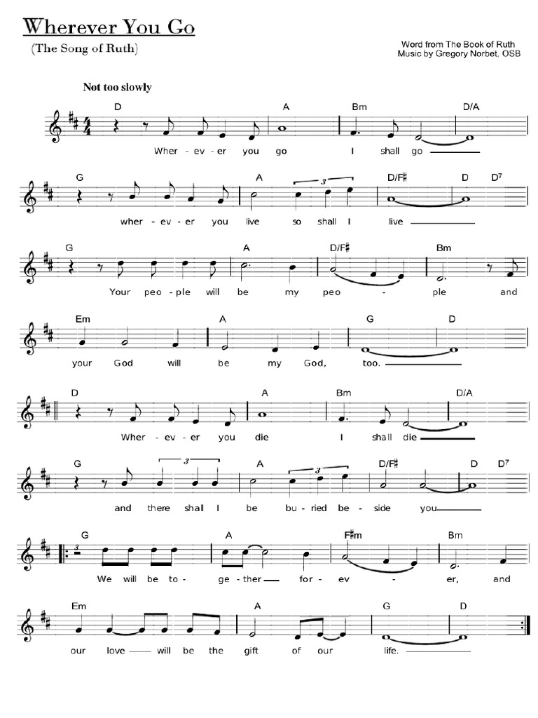 Song of Ruth | PDF