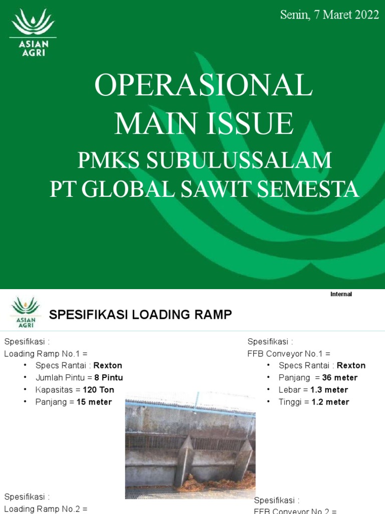 Main Issue Operasional PSL | PDF