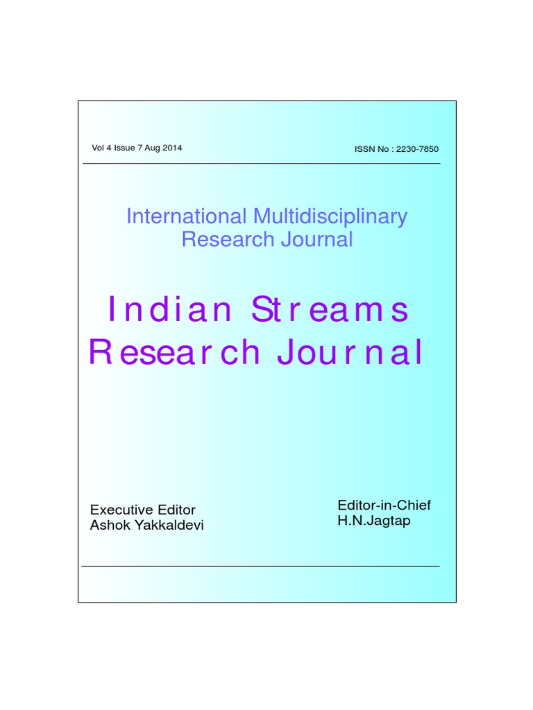 International Multidisciplinary Research Journal | PDF