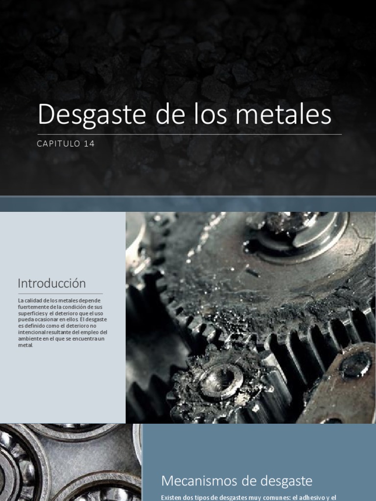 Desgaste de Los Metales | PDF | Revestimiento | Corrosión