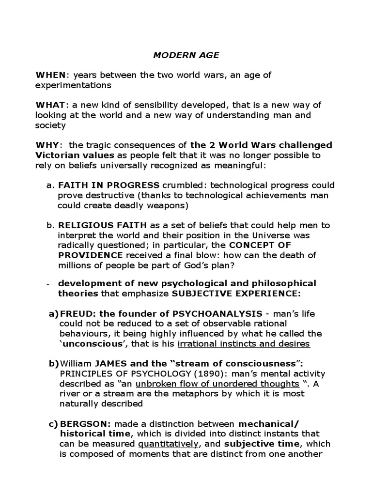 Modern Age | PDF | Psychology | Cognitive Science
