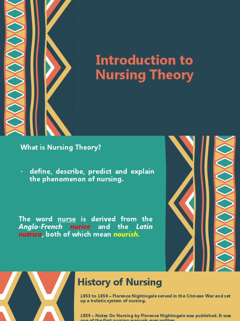 Overview of Nursing Theory and History | PDF | Nursing | Science