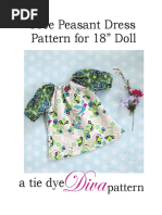 Tilda Hot Chocolate Sewing Templates | PDF | Seam (Sewing) | Sewing