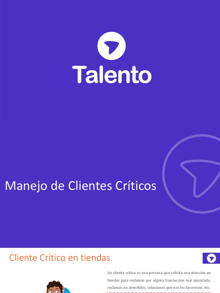 Manejo de Cliente Críticos | PDF
