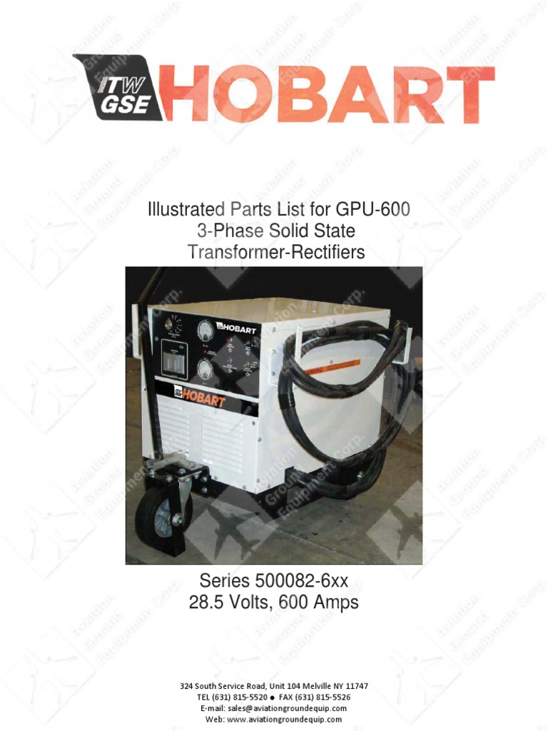 GPU 600 Illustrated Parts List Rev2 | PDF | Rectifier | Fuse (Electrical)