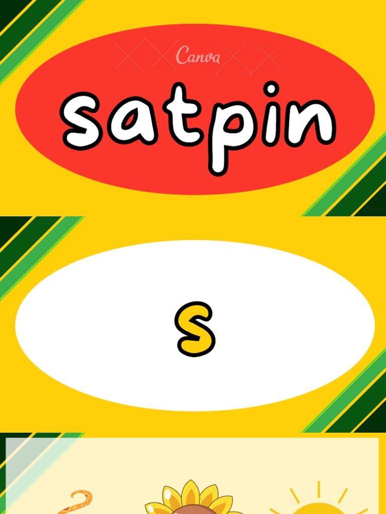 Satpin (1) Tuition Class Phonics Group 1 | PDF