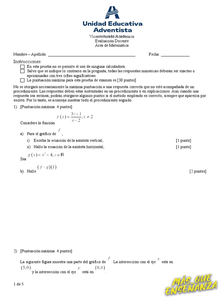 Formato de Exámenes | PDF | Media | Prueba (evaluación)