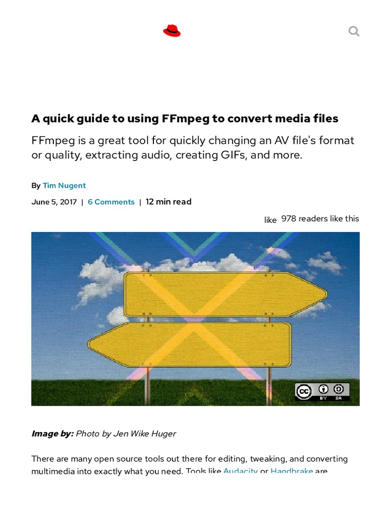 A Quick Guide To Using FFmpeg To Convert Media Files | PDF | Codec | Information Age