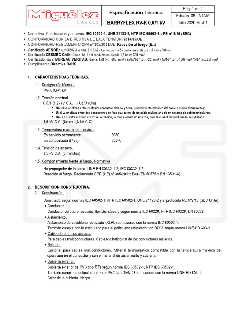 BARRYFLEX RV-K FT LATAM Ed09 Rev01 | PDF | Fuerza | Cantidades fisicas