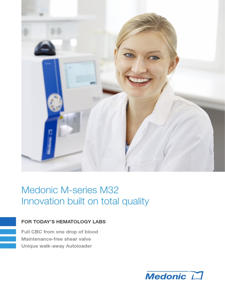 Medonic M-Series M32 Innovation Built On Total Quality: For Today'S ...
