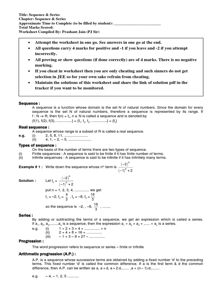 SNS Sheets | PDF | Mean | Sequence