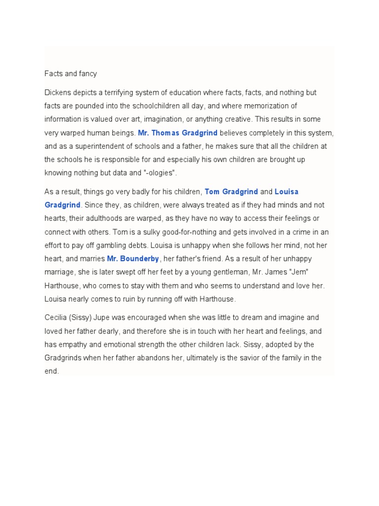 Mr. Thomas Gradgrind | PDF