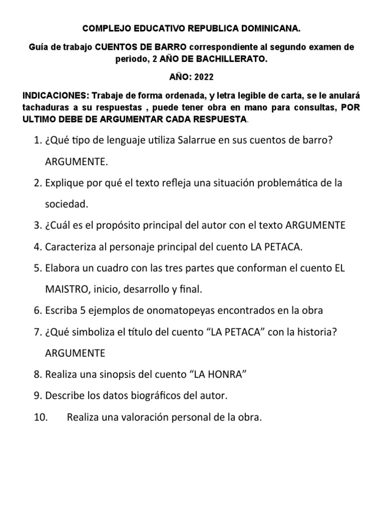 Cuentos de Barro. | PDF