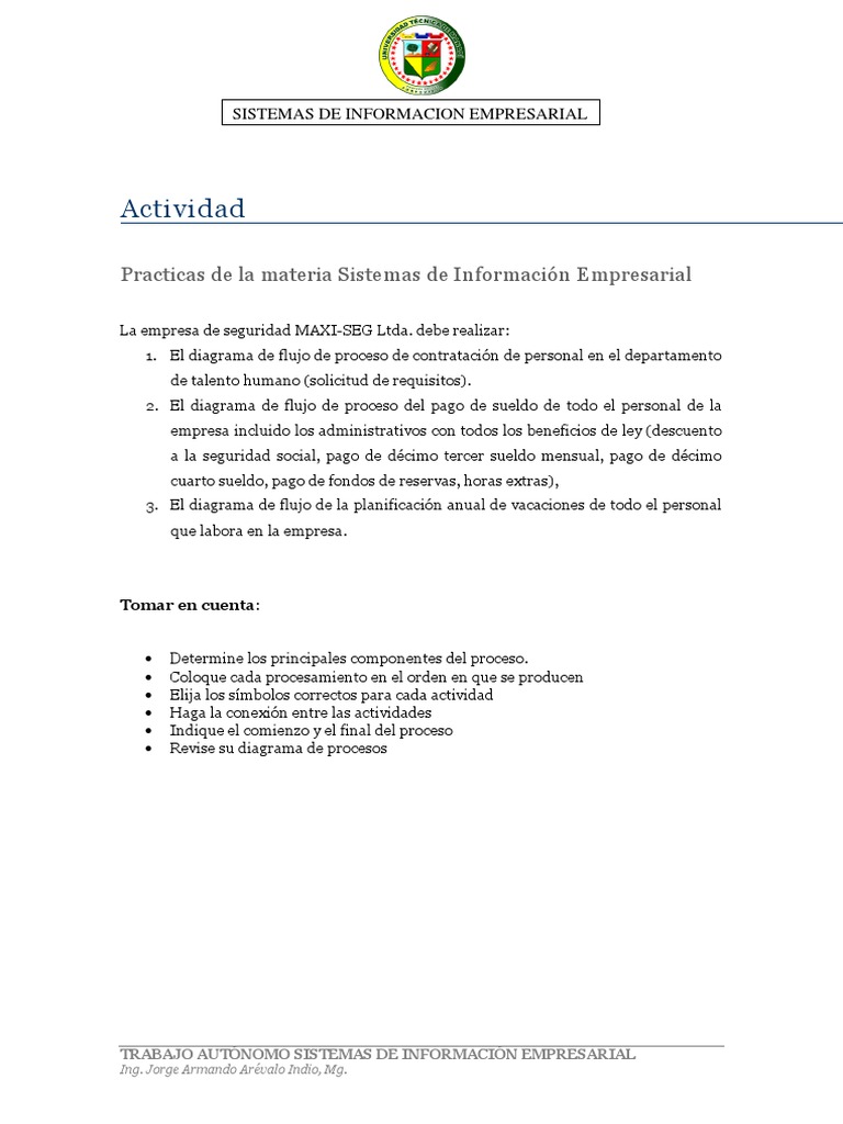 Tarea Sist - Inf - Emp Practica | PDF