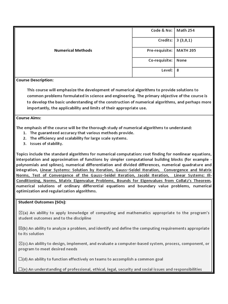 คณิต54 - Numerical Methods | PDF | Numerical Analysis | Square Root