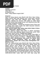 Khotbah Ucapan Syukur Ulang Tahun | PDF | Agama & Spiritualitas | Gaya Hidup