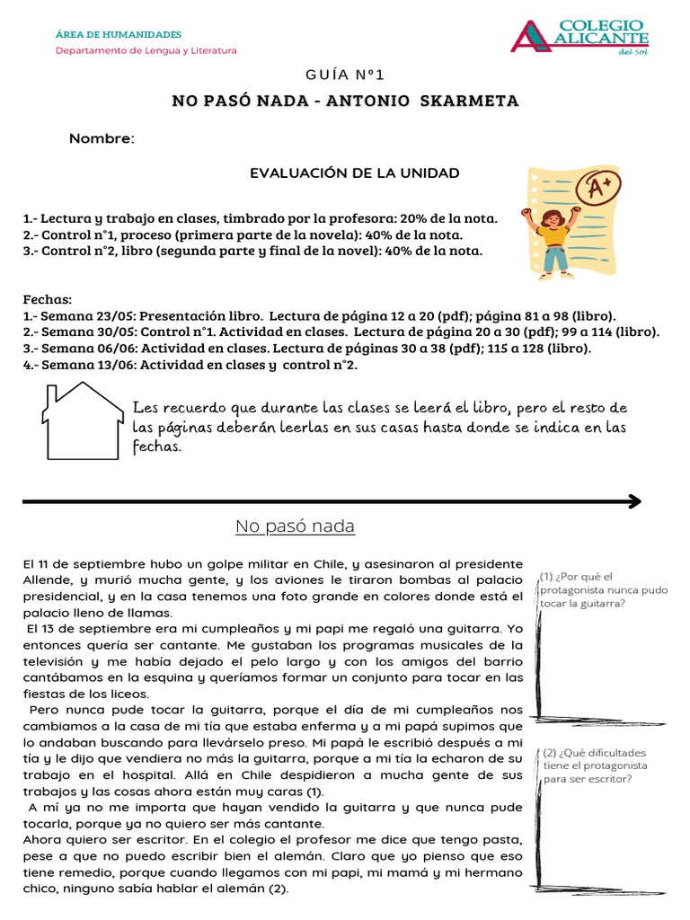 Guía No Pasó Nada | PDF