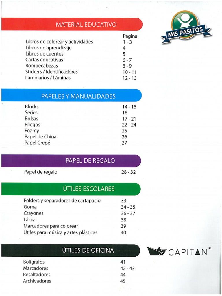 Catalogo Digital Mis Pasitos | PDF