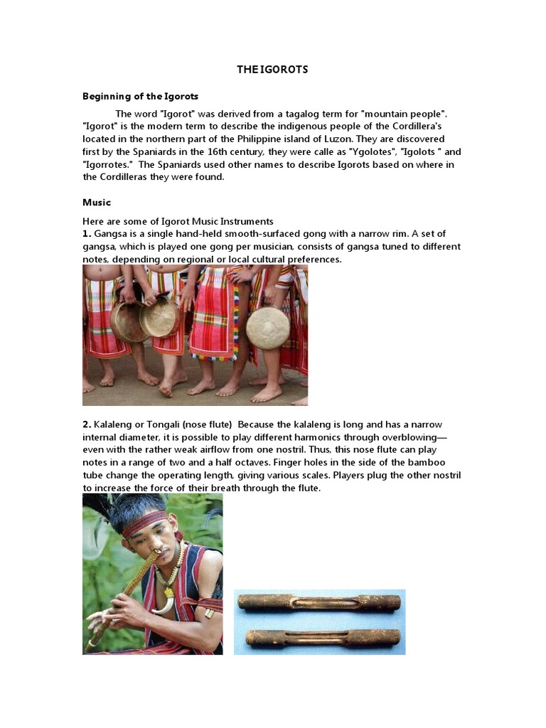 Beginning of The Igorots | PDF