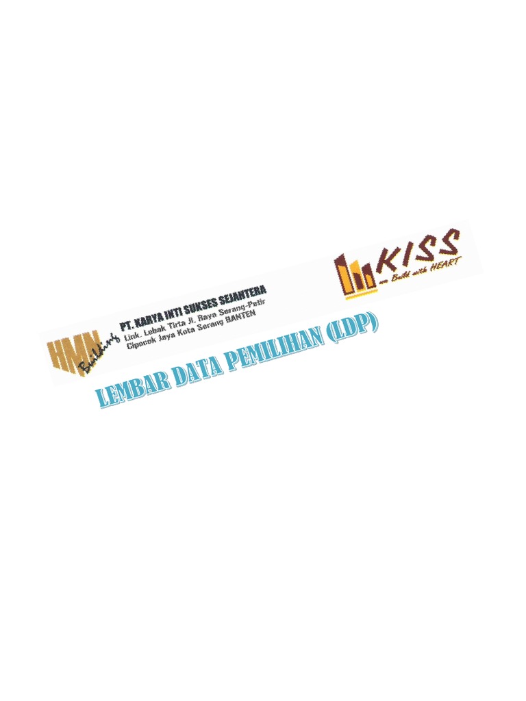 Lembar Data Pemilihan (LDP) | PDF