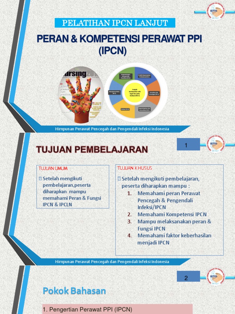 Pelatihan Lanjut IPCN: Peran & Kompetensi | PDF