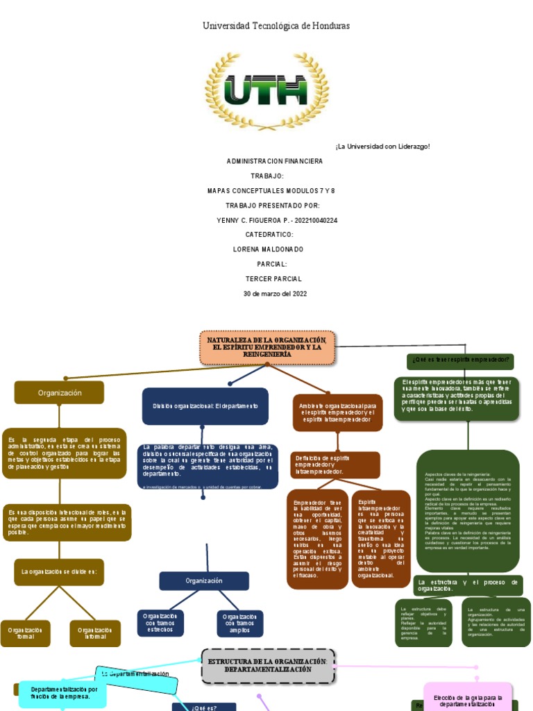 Tarea Mapas Conceptuales Modulo 7 y 8 | PDF | Iniciativa empresarial | Business