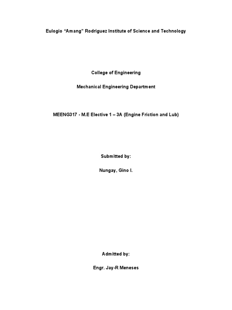 Eulogio "Amang" Rodriguez Institute of Science and Technology | PDF