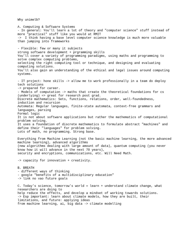 Unimelb | PDF | Art | Technology & Engineering