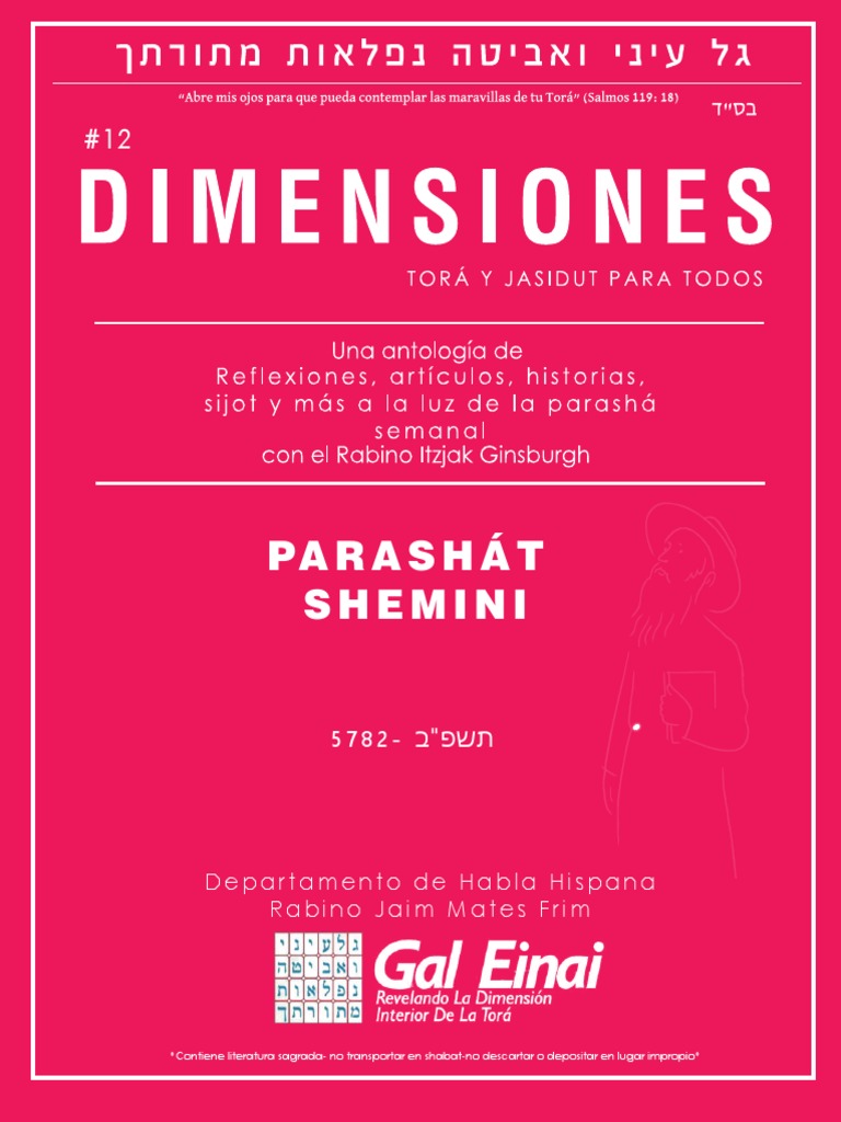 12 Dimensiones Parashat Shemini n12 | PDF | Oración | Tora
