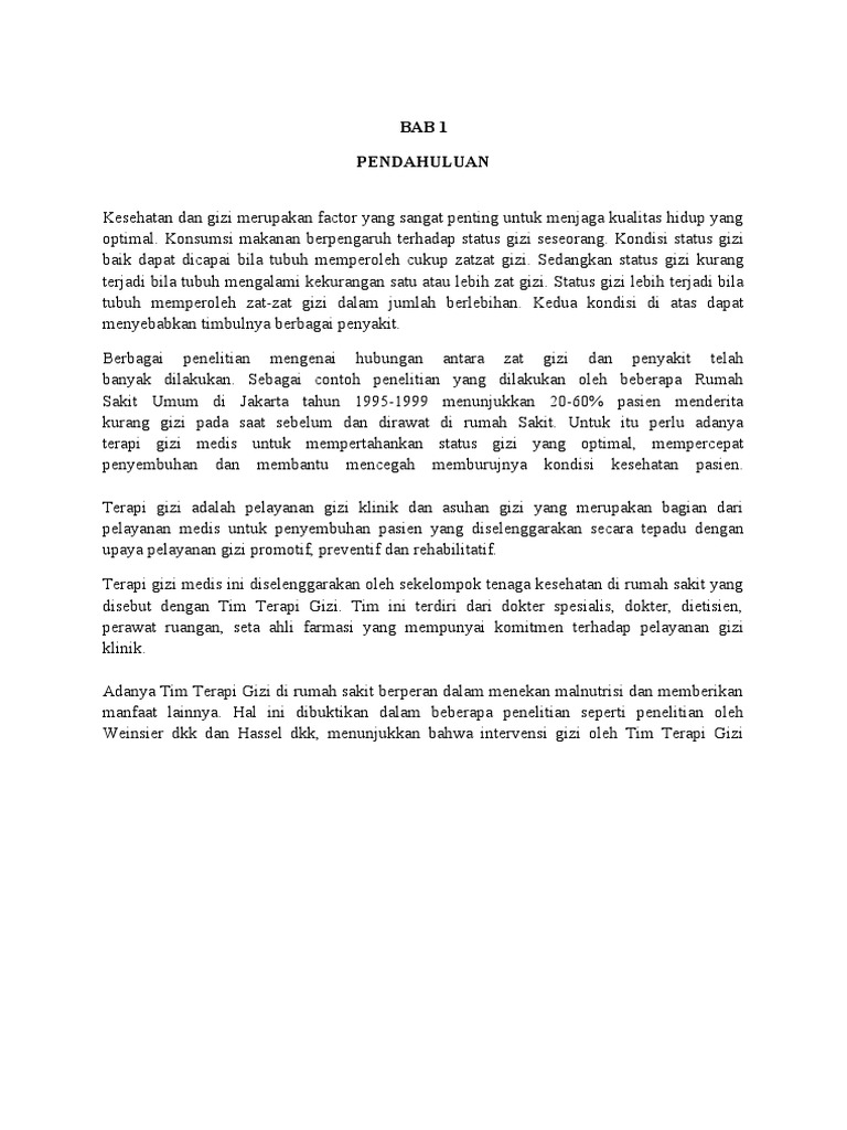 Terapi Gizi | PDF