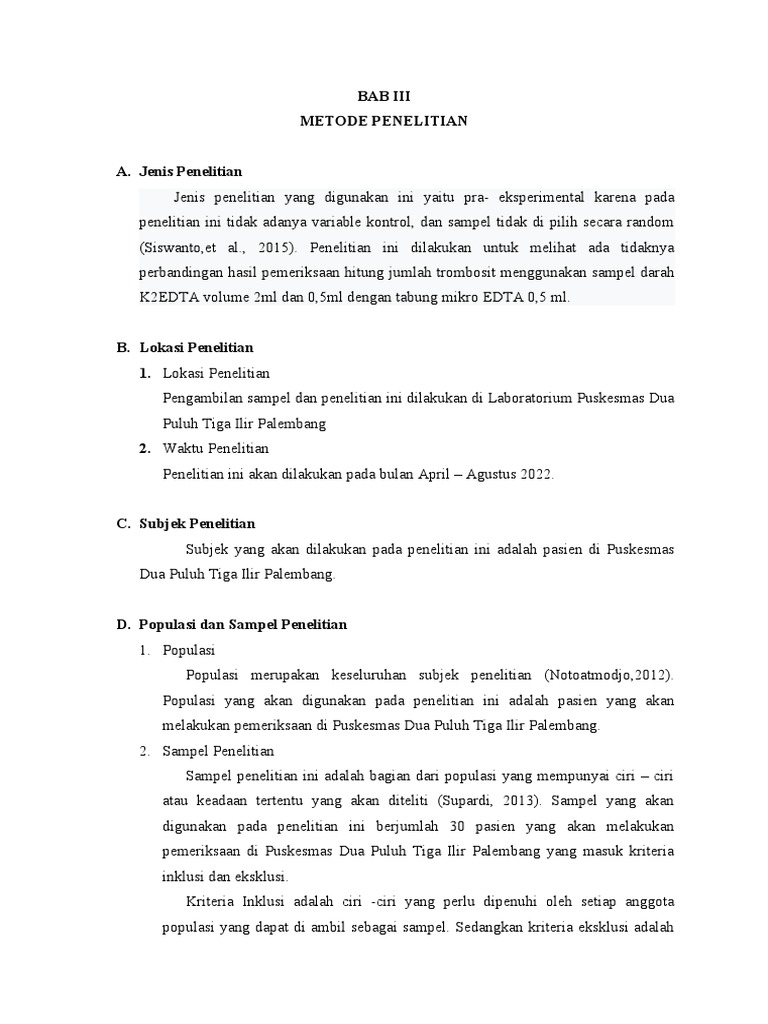 Kode Trombosit dalam Hasil Lab | PDF