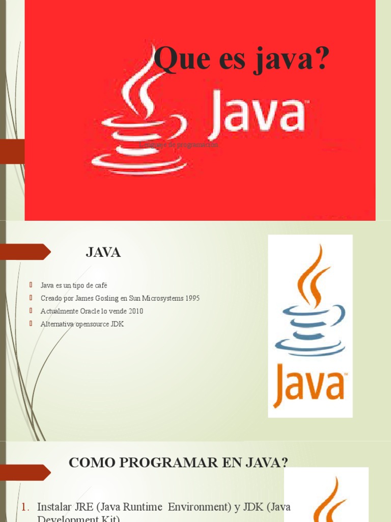 Que Es Java | PDF