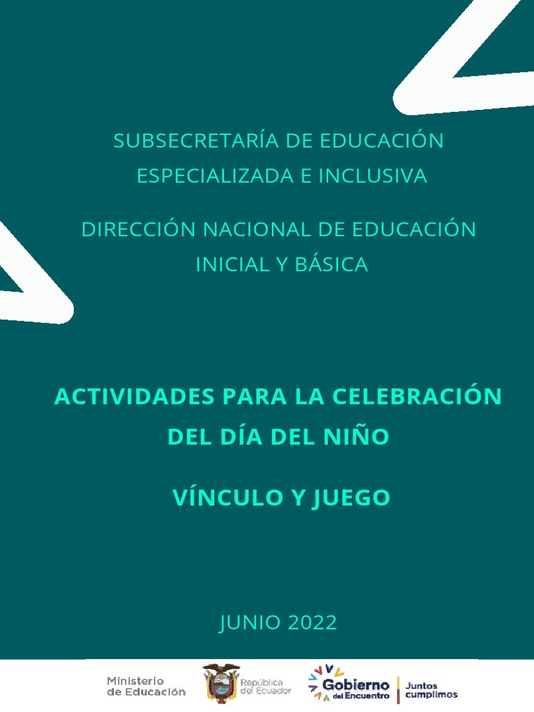 Actividades para El Día Del Niño | PDF | Salud y bienestar