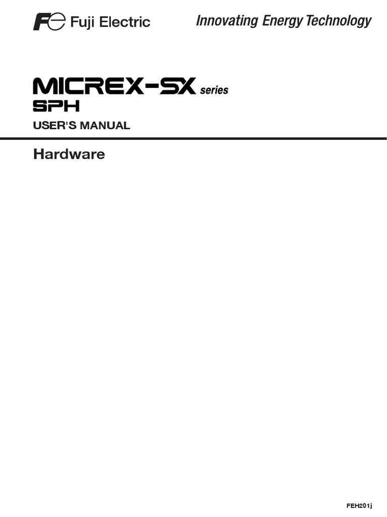 Micrex-Sx SPH Hardware | PDF | Power Supply | Electrical Connector