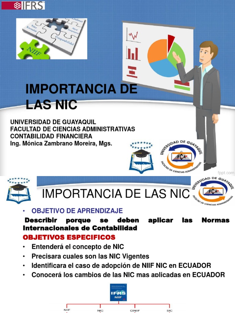 Importancia de Las Nic | PDF | normas internacionales de INFORMACION FINANCIERA | Contabilidad