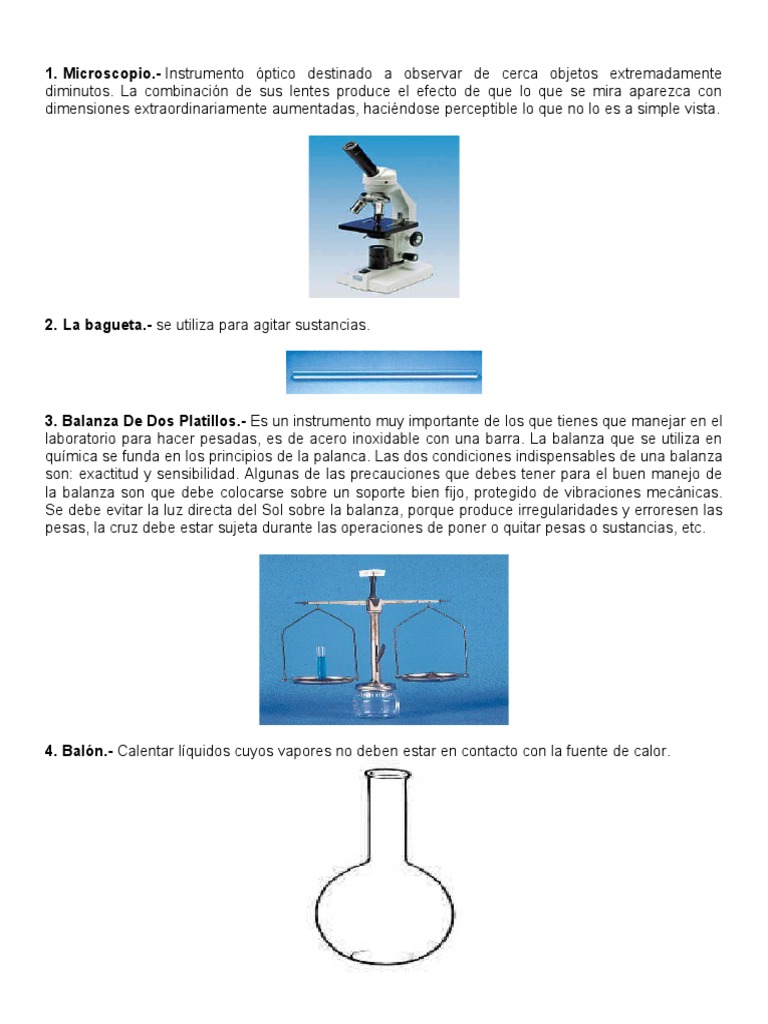 Instrumentos Básicos de Laboratorio | PDF | Tecnología