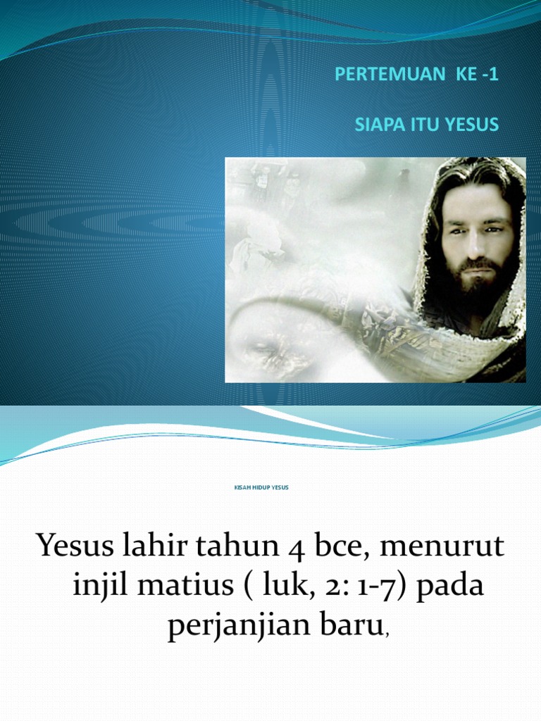 Per Ke 2 Siapa Itu Yesus | PDF | Filsafat