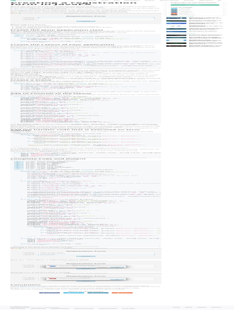 Creating A Registration Form in JavaFX - CalliCoder | PDF | Mobile App | Java (Programming Language)