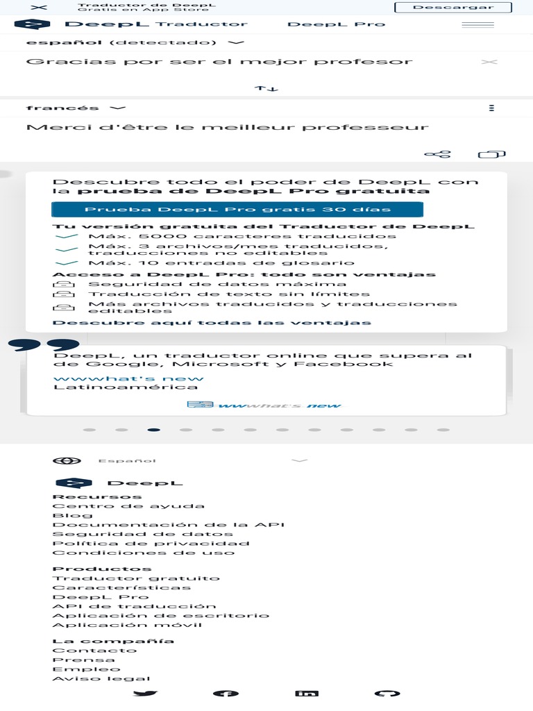 DeepL Translate - El Mejor Traductor Del Mundo | PDF