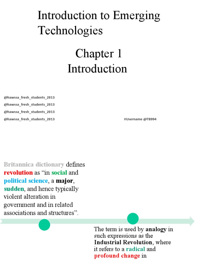 Emerging Technology Chapter 1 | PDF | Human–Computer Interaction | User Interface