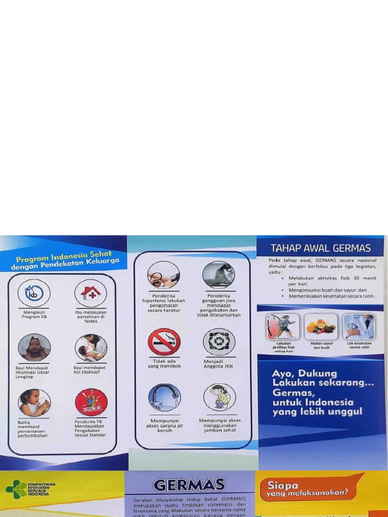 Leaflet Germas | PDF