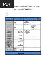 Form Scoring TB Anak | PDF