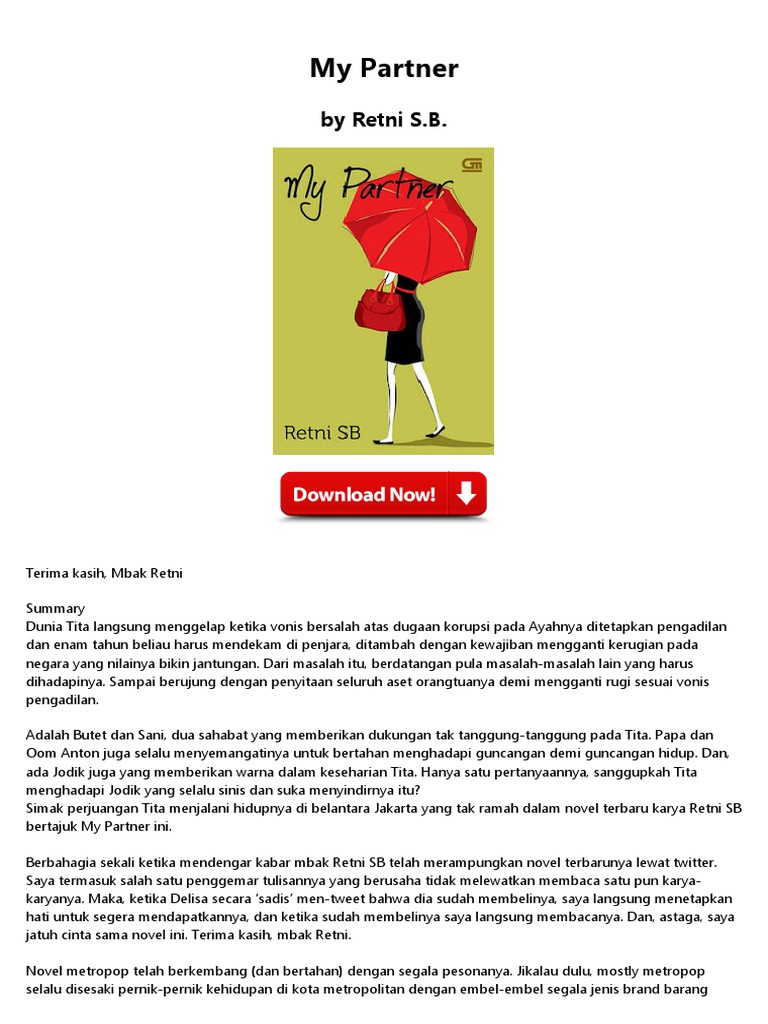 Adoc - Pub - My Partner by Retni SB | PDF