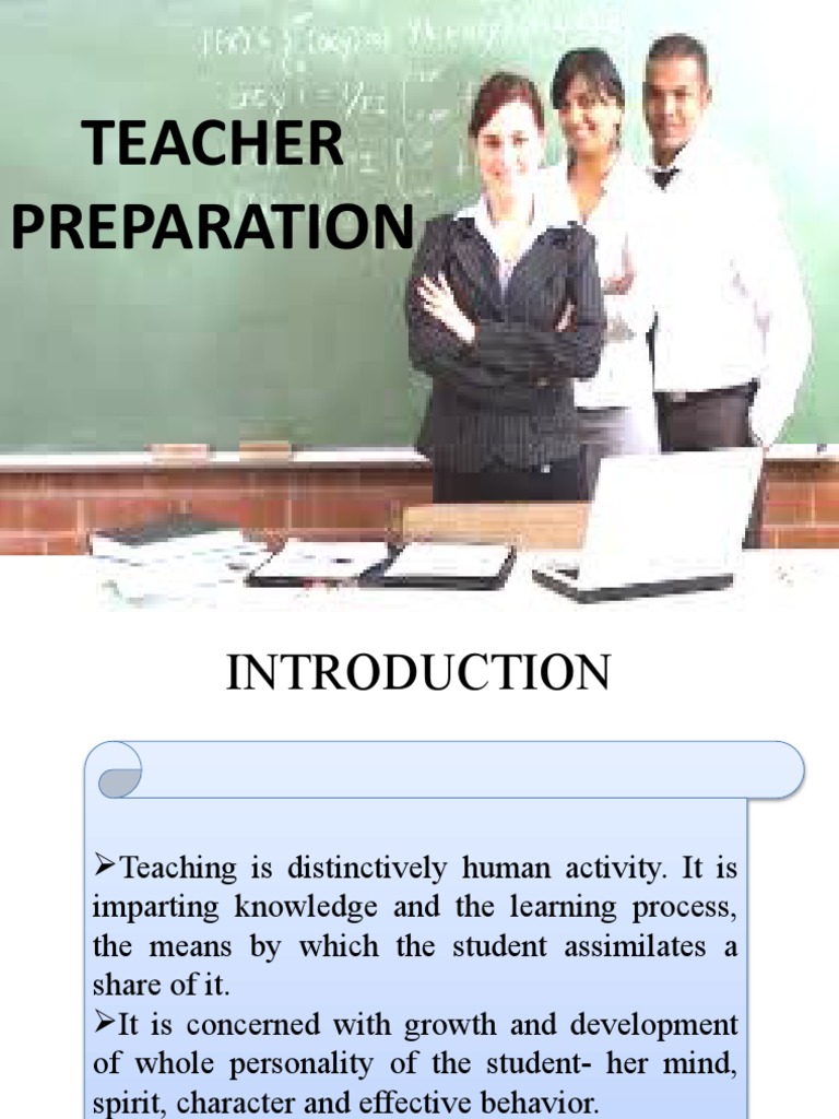 Teacher Preparation | PDF | Teachers | Educational Assessment