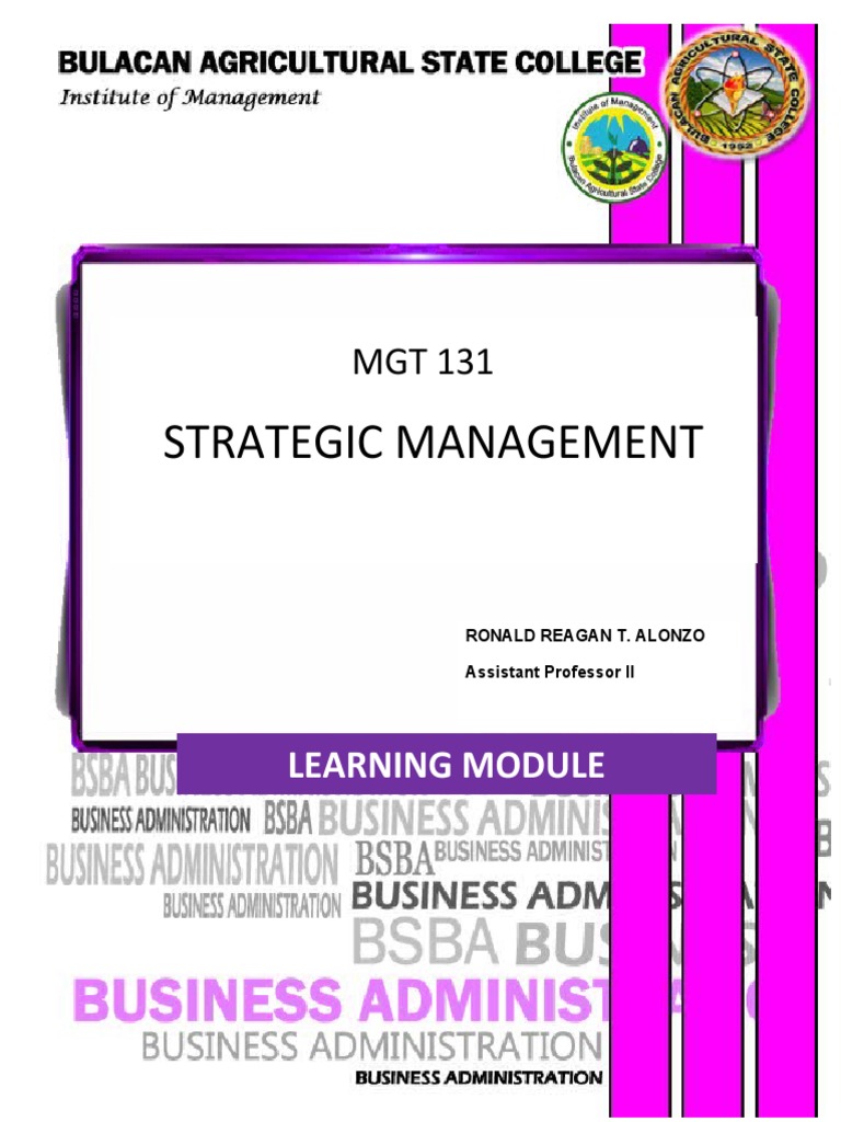 Understanding Strategic Management: An Introduction to Strategic ...
