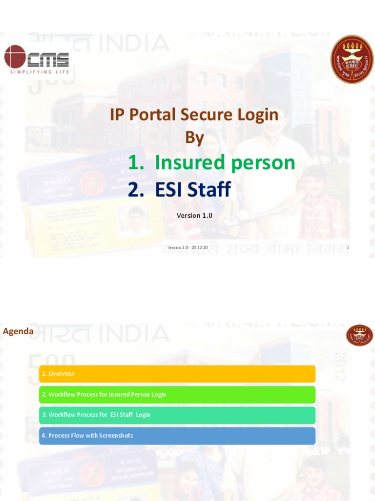 ESI IP Portal Secure Login Help | PDF