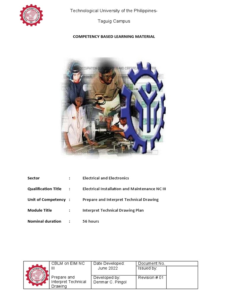 Competency Based Learning Material: Technological University of The ...