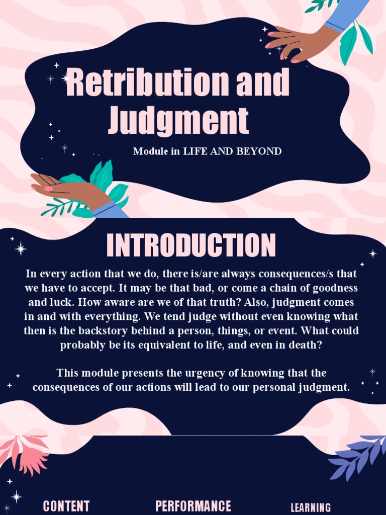 Retribution and Judgment: Module in Life and Beyond | PDF | Abrahamic ...