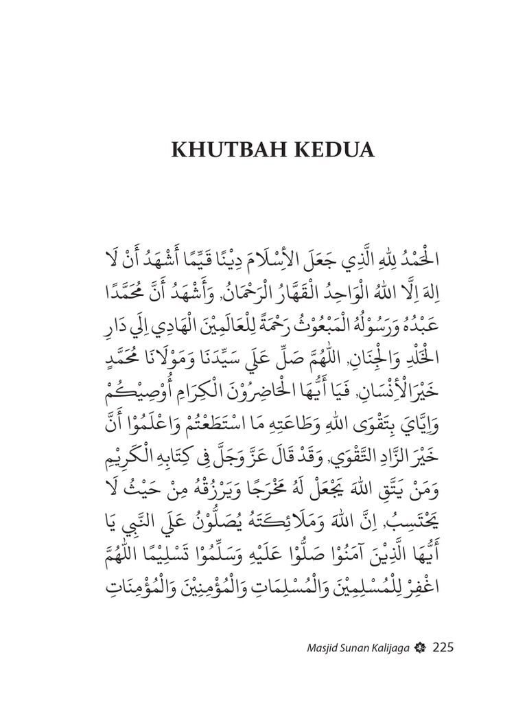 Khutbah Jumat Ke 2 | PDF