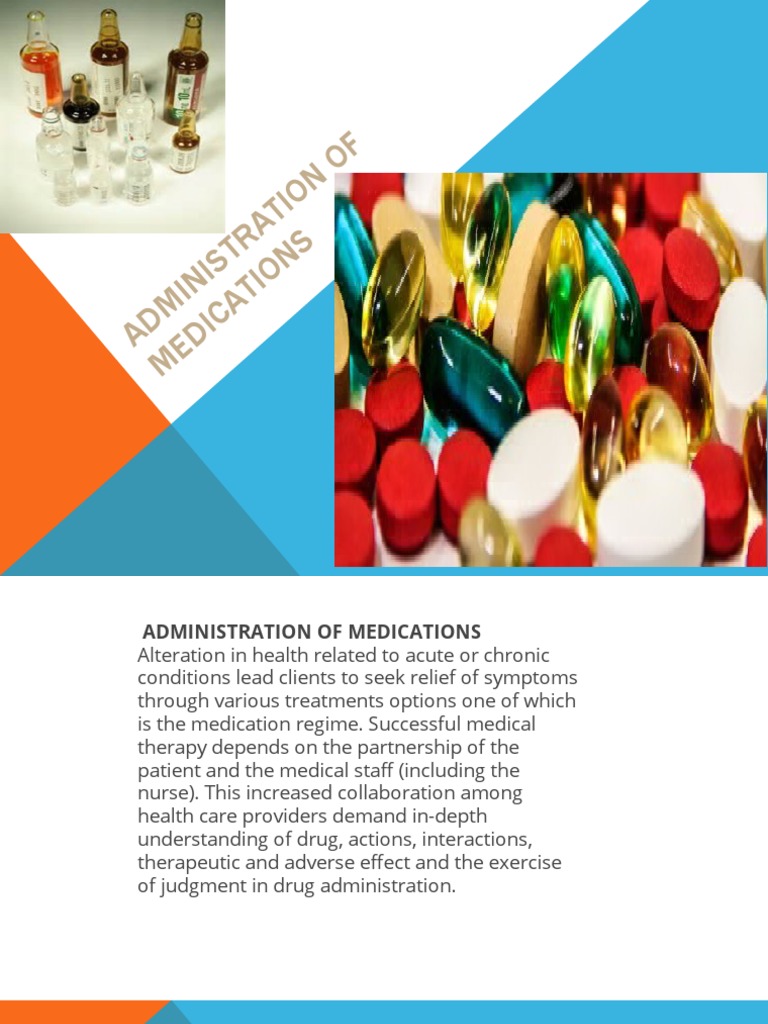 Administration of Medications | PDF